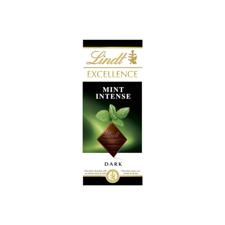 Lindt Excellence Dark Mint Intense Bar 100g - The Gift Tree