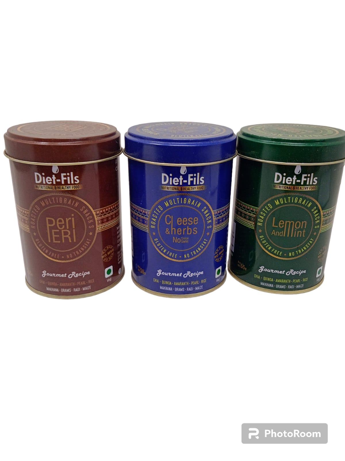 Diet Fils Gourmet Roasted Multigrain Flavoured Cubes - The Gift Tree